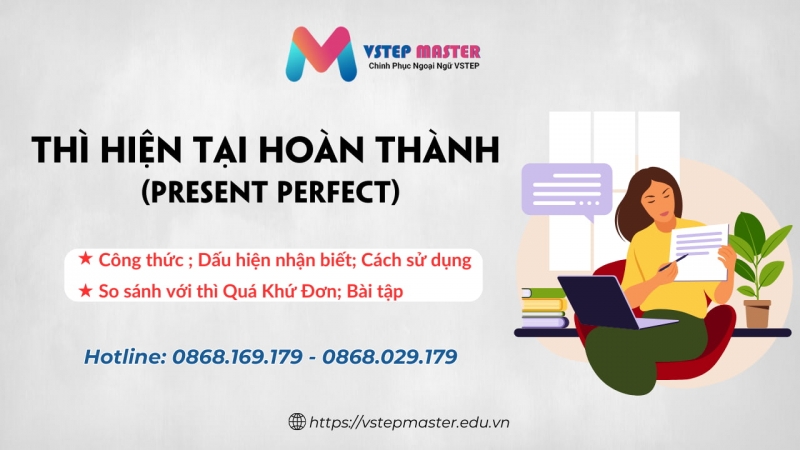 Thì HIỆN TẠI HOÀN THÀNH (Present Perfect) - Tất tần tật công thức, dấu ...